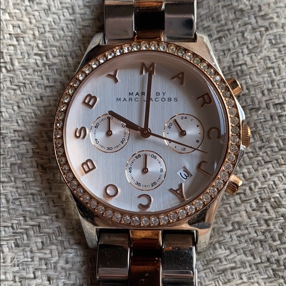 Marc Jacobs | Accessories | Marc Jacobs Two Tone Silver And Rose Gold ...